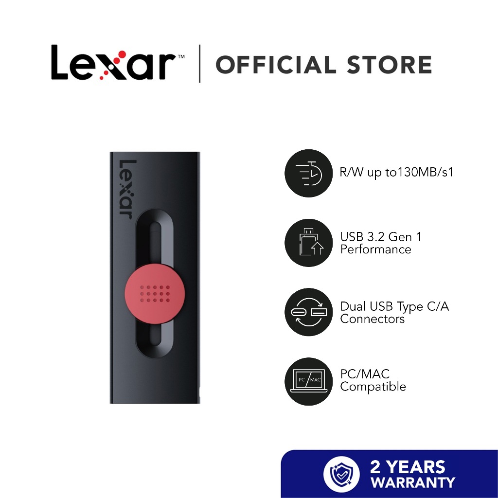 Lexar 256GB JumpDrive D300 Dual Drive USB 3.2 Type-C | Shopee Malaysia