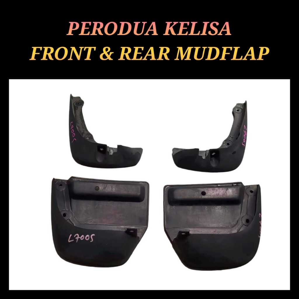 🇯🇵🇯🇵 Mudflap / Mud Blocker Perodua Kelisa 01-03 Mud Flap / Mud Blocker ...