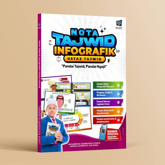 BUKU NOTA TAJWID INFOGRAFIK | Shopee Malaysia