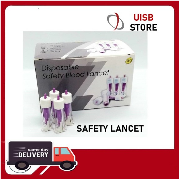 【SHIP TODAY - KL/SEL】- SAFETY LANCETS 28G, 【10’S / BOX】 | Shopee Malaysia