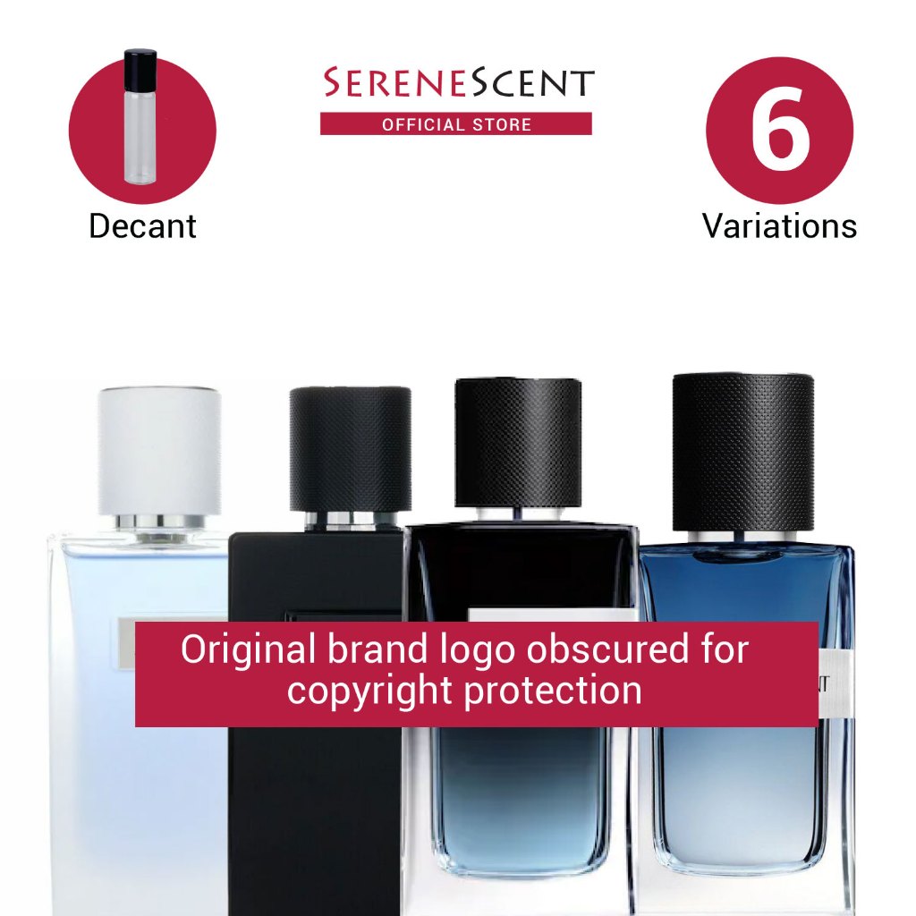 Decant 6 Variations Y EDP Live Eau Fraiche EDP Intense Le Parfum 5ml ...