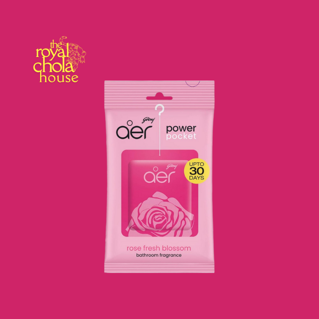 Godrej Aer Power Pocket Rose Fresh Blossom Bathroom Fragrance 10g ...