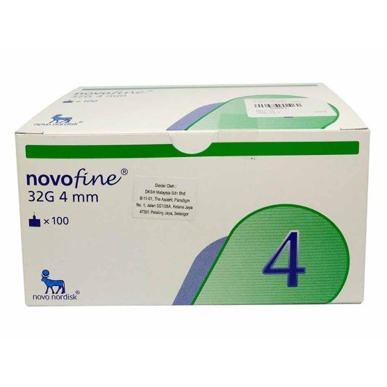 Novofine 32G 4MM Insulin Pen Needles [EXP : 02/2027] 100's | Shopee ...