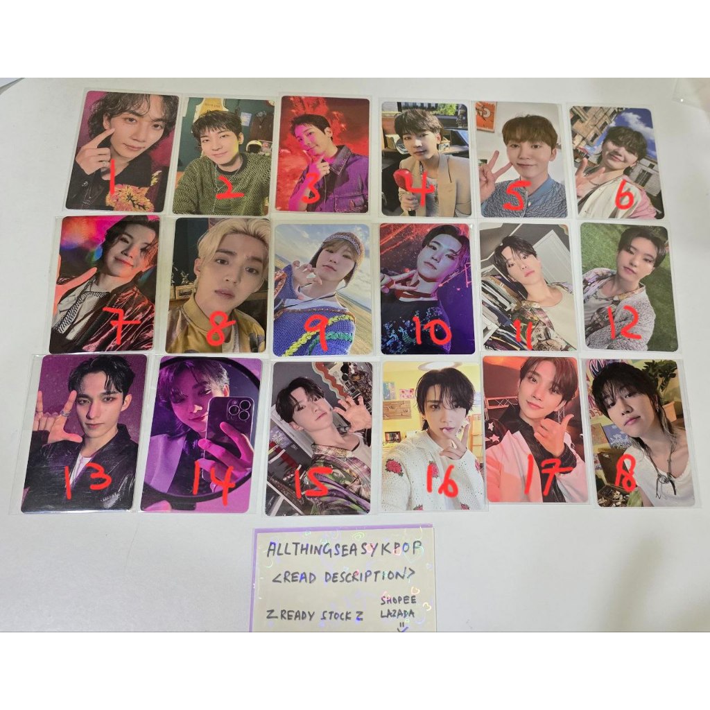 WTS SEVENTEEN OFFICIAL HEAVEN POB PHOTOCARDS ALBUM fml album carat wonwoo mingyu jeonghan ...