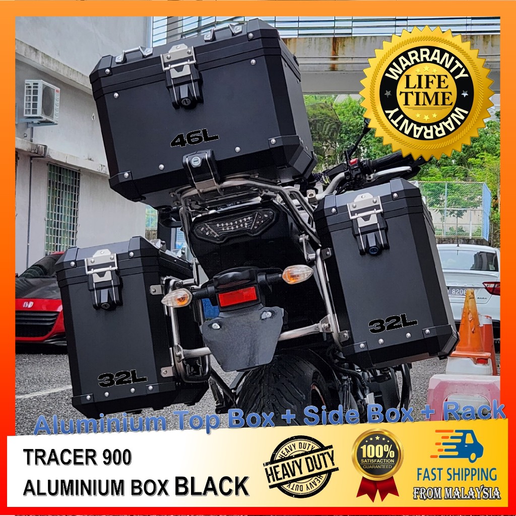 Yamaha Tracer 900 Tracer900 ALUMINIUM BOX SIDE BOX SIDE PANNIER TOP BOX ...