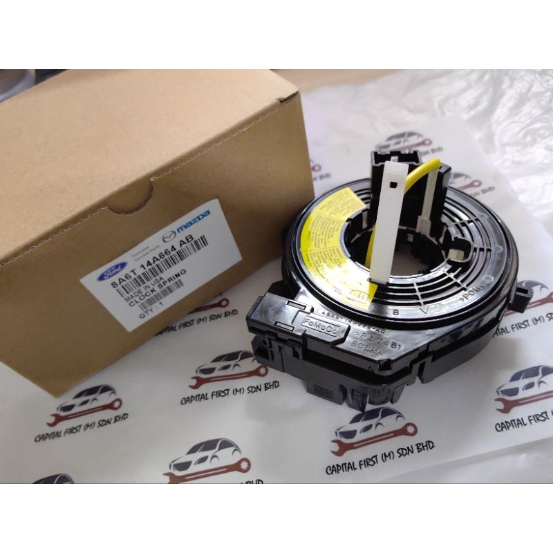 FOMOCO FORD RANGER T6 / FIESTA MK7 / FOCUS 1.6 STEERING SPIRAL CLOCK ...