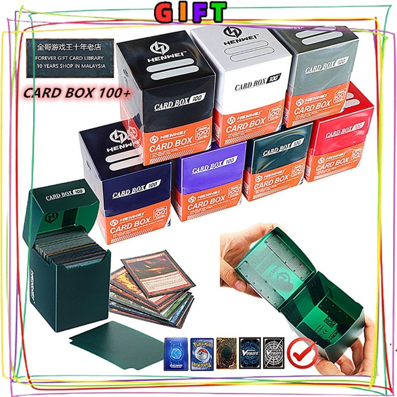 全哥 Lowest Price 100+ Card Deck Box Card Storage Box Card game HENWEI 卡盒 ...