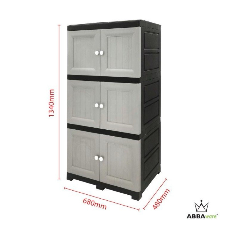 3 Tier Drawer Cabinet Abbaware Large Capacity/Storage Cabinet/ Plastik ...