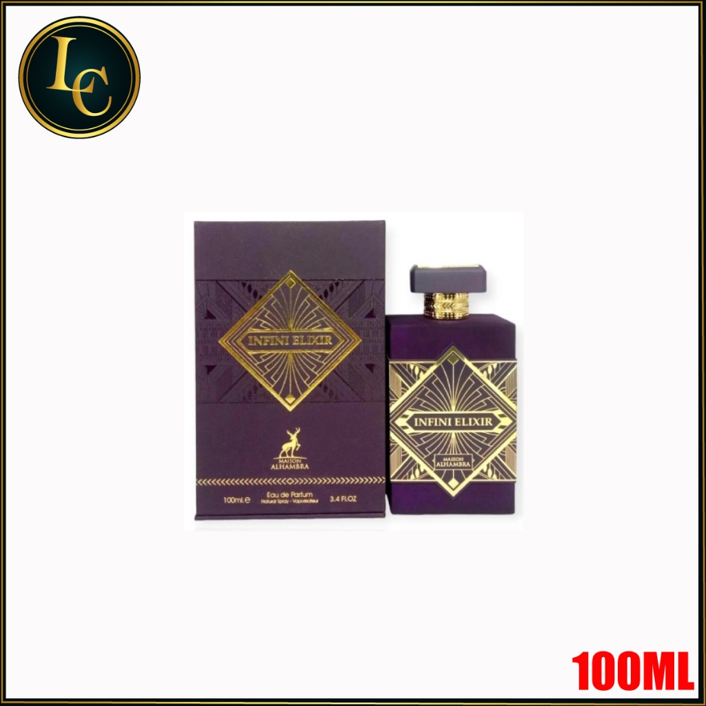 INFINI ELIXIR 100ML BY MAISON ALHAMBRA EDP PERFUME SPRAY 100% ORIGINAL ...