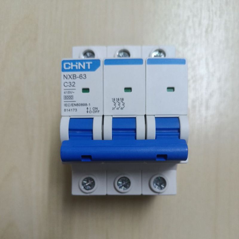 Chint NXB-63 6-40A 3P 6KA MCB | Shopee Malaysia