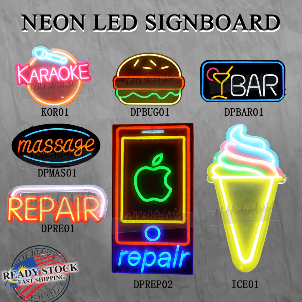 LED DISPLAY SIGNBOARD NEON DISPLAY SIGN BOARD - KOR01 / DPBUG01 ...