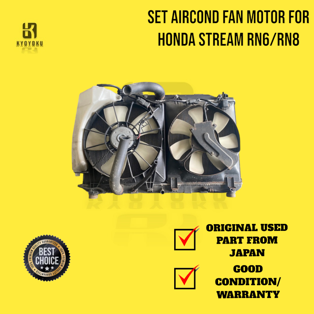 Kyoyoku-Set Aircond Fan Motor For Honda Stream RN6/RN8 | Shopee Malaysia