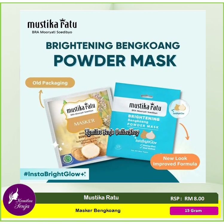 Mustika Ratu Masker Bengkoang Whitening Powder ( Bengkoang Whitening ...