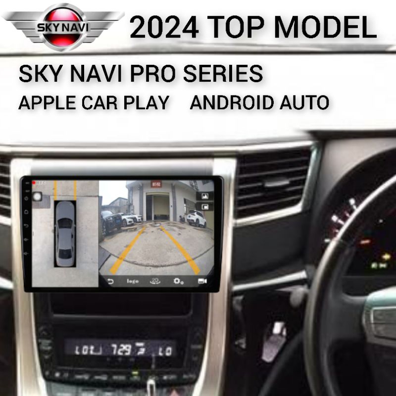 TOYOTA VELLFIRE/ ALPHARD TOP MODEL ANDROID PLAYER WITH 360 BIRD VIEW ...