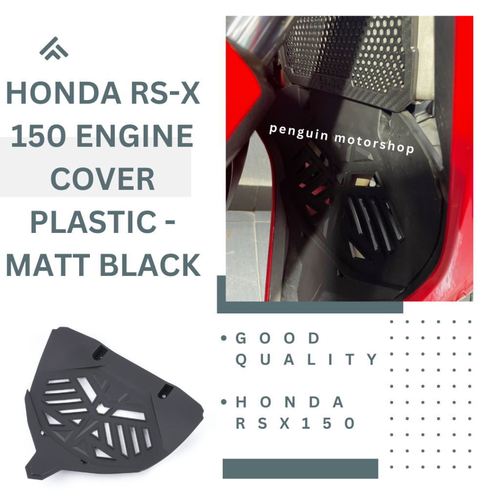 HONDA RSX RSX150 RSX-150 RSX 150 ENGINE COVER PLASTIC PROTECTOR ABS ...