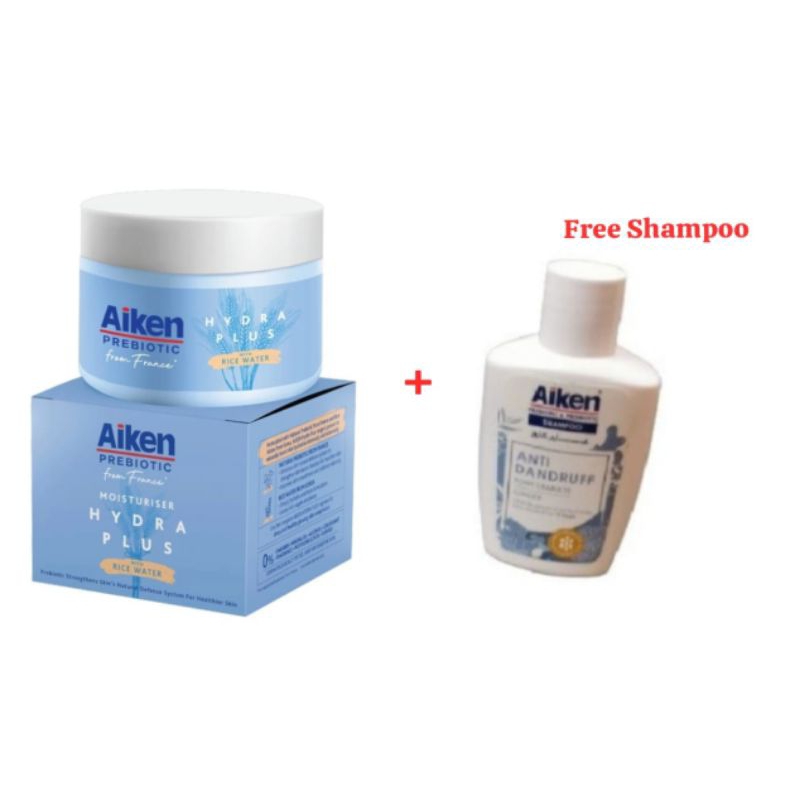 Aiken Prebiotic Hydra Plus Moisturiser + Free Aiken Prebiotic ...