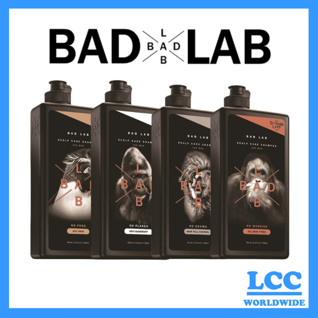 BAD LAB Shampoo 350ml | Anti-Dandruff | Hair Fall Control | Shopee Malaysia