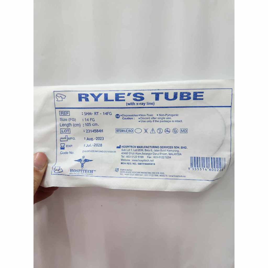 HOSPITECH RYLES TUBE 14FG 1PCS | Shopee Malaysia