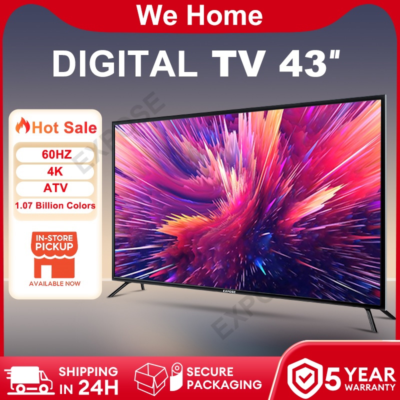 Digital TV 43 Inch Television 4K LED TV 32 Inch FHD 1080P With HDMI/VGA ...