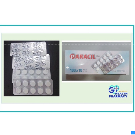 Paracil Paracetamol 500mg 1 X 10's (Exp: 02/2027) | Shopee Malaysia