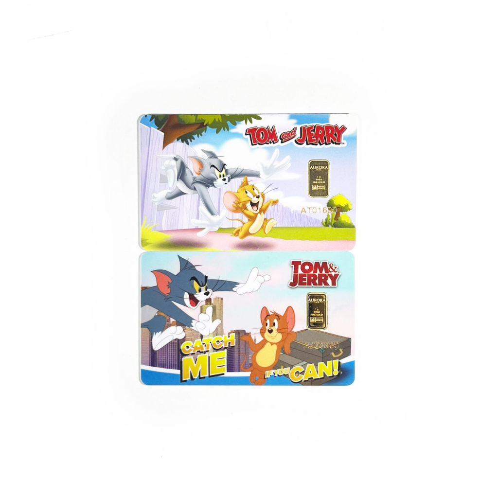 1g - Tom & Jerry Limited Edition Gold Bar WARNER BROS X AURORA ITALIA ...