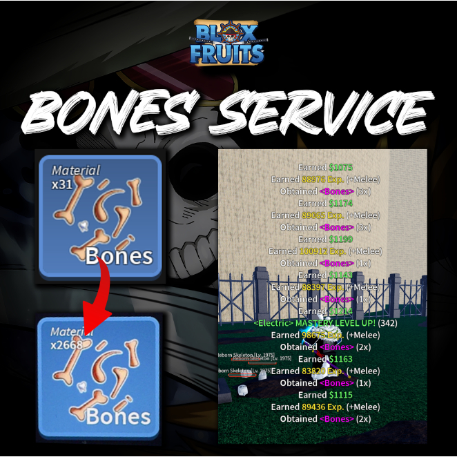 Blox Fruit Bones Farming | Shopee Malaysia