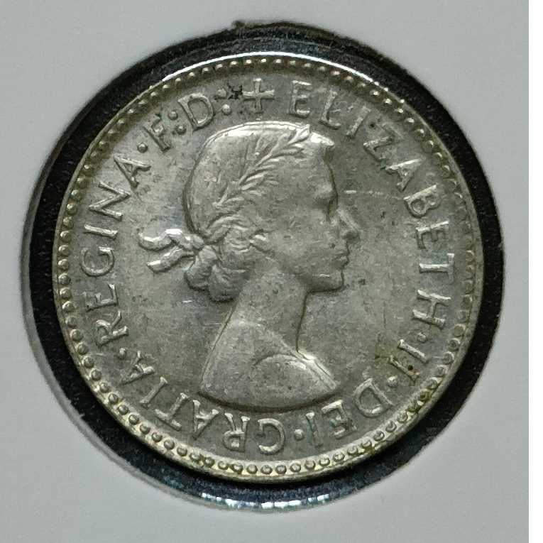 Australia Queen Elizabeth II 3 Pence Silver Coin 1964 | Shopee Malaysia