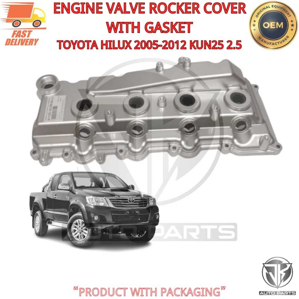 #OEM#ENGINE VALVE ROCKER COVER TOYOTA 1KD 2KD HILUX 2005-2011 KUN25,KUN26,HIACE KDH200 (A11201 ...