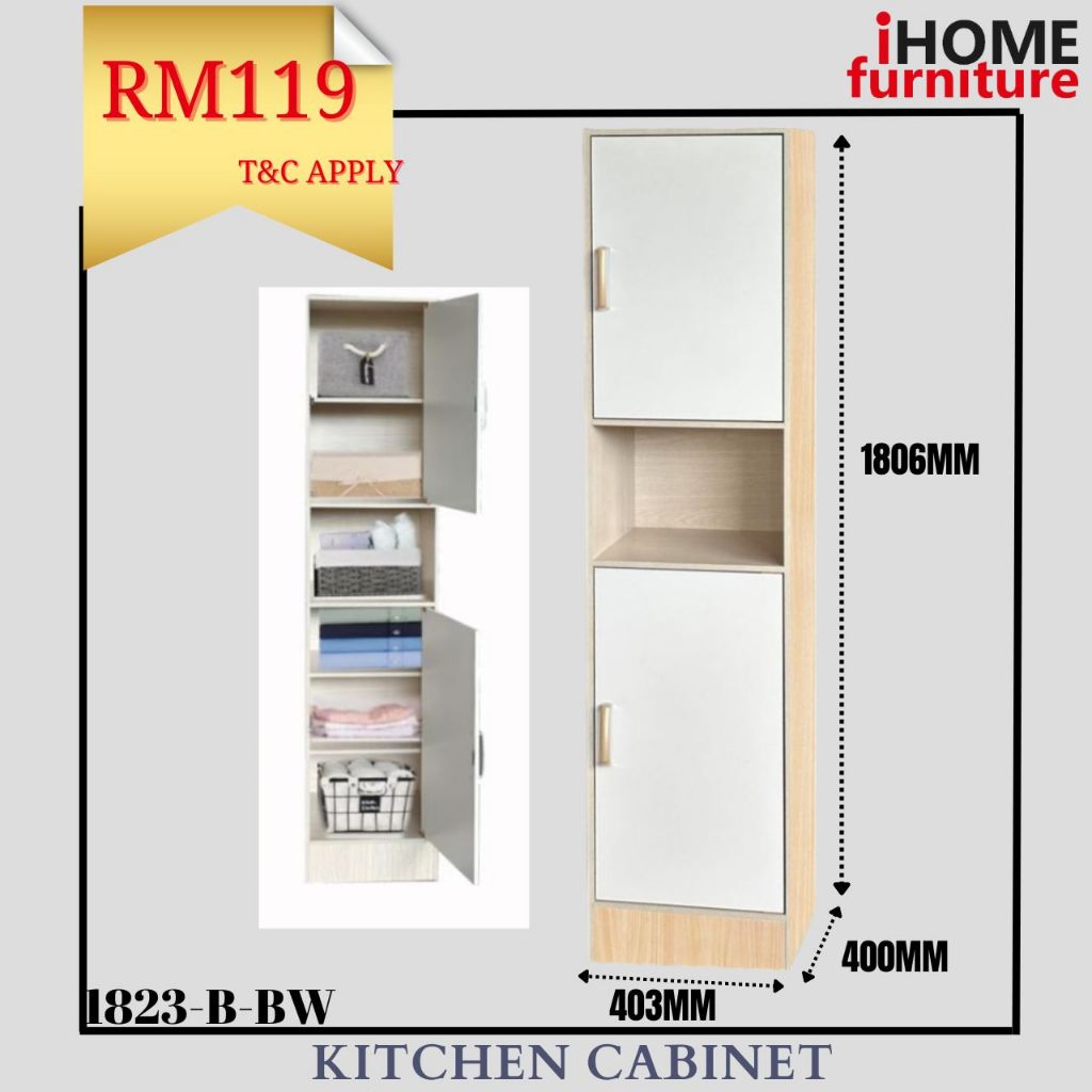 iHOME SABAH FURNITURE 🔥READY STOCK🔥Kitchen Cabinet Series Melamine Top ...