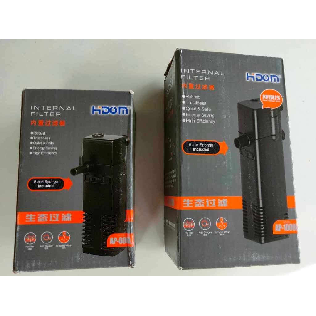 HIDOM Internal Filter Aquarium Penapis Pump Filter Tank | Shopee Malaysia
