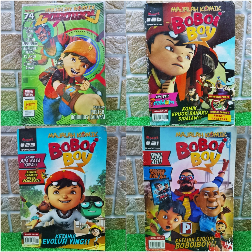 PRELOVED 』 Komik Boboiboy (Animonsta Studio/Monsta) | Shopee Malaysia