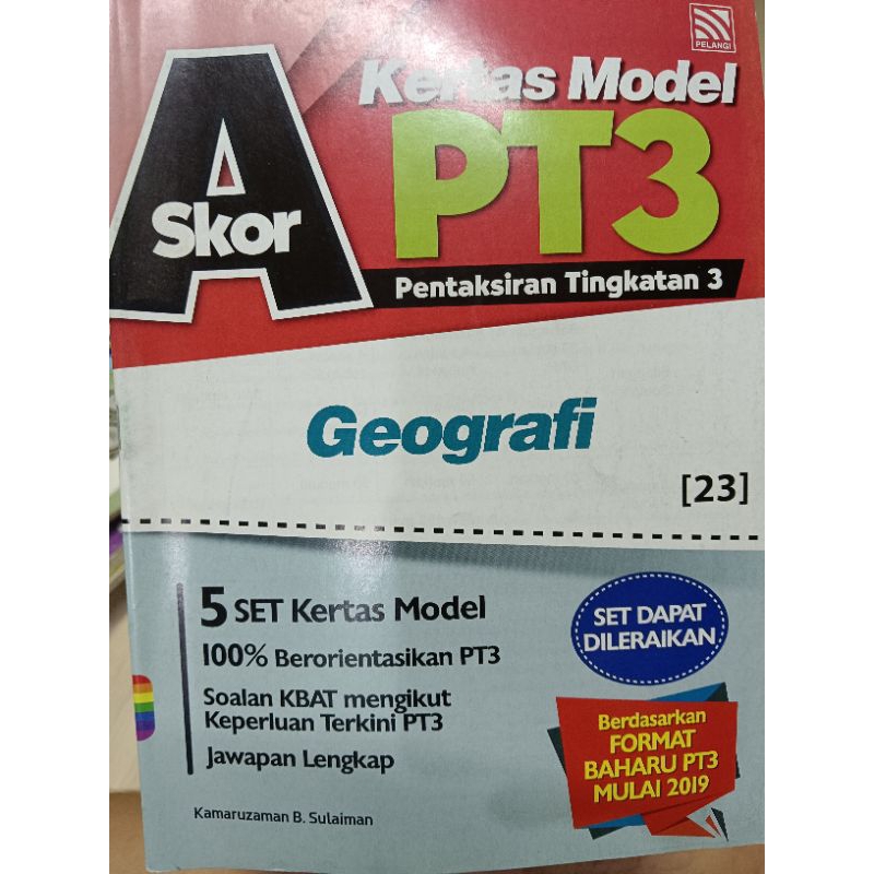 KERTAS MODEL PT3 GEOGRAFI | Shopee Malaysia