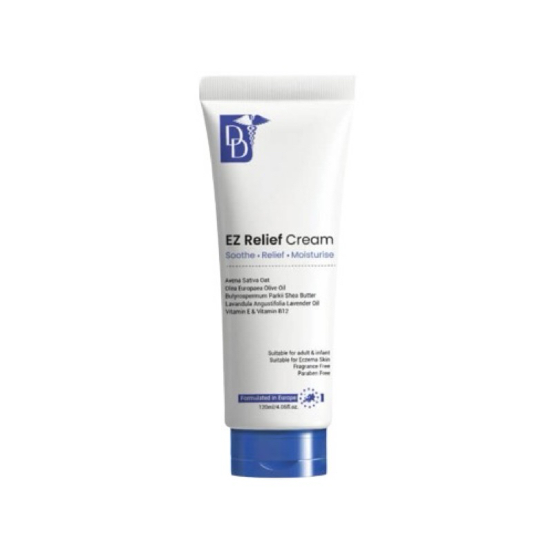 DD EZ Relief Cream 120g (Relief Cream for Dry, Itchy Skin) | Shopee ...