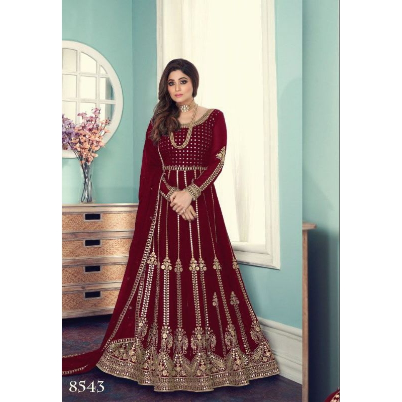 2025 AUG DESIGNER READYMADE ANARKALI SUIT SIZE XS TO 3XL WITH ...