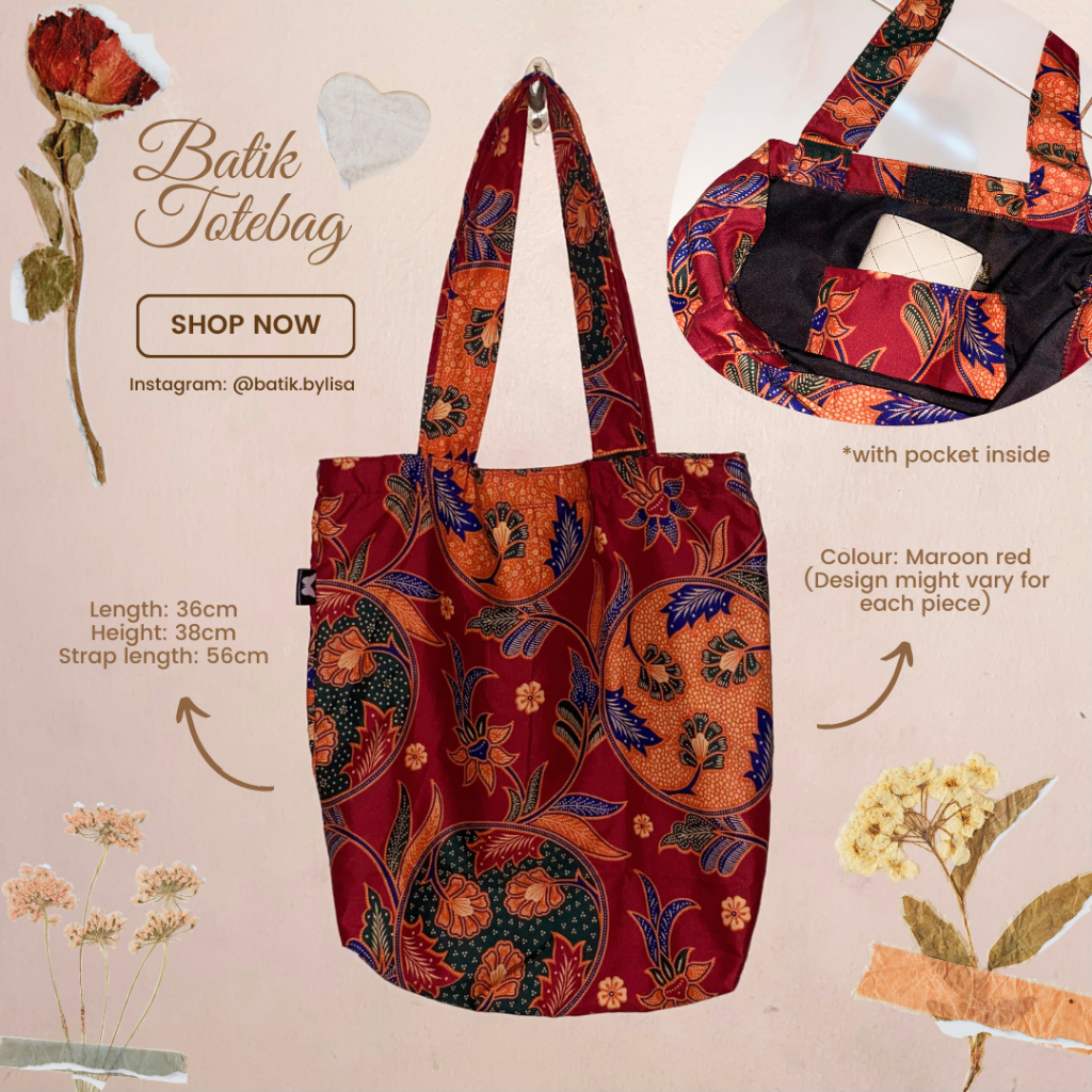 [RESTOCK] HANDMADE Batik Totebag Beg Telekung Murah Viral (Batikbylisa ...