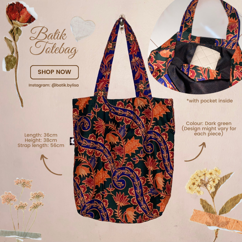 [RESTOCK] HANDMADE Batik Totebag Beg Telekung Murah Viral (Batikbylisa ...