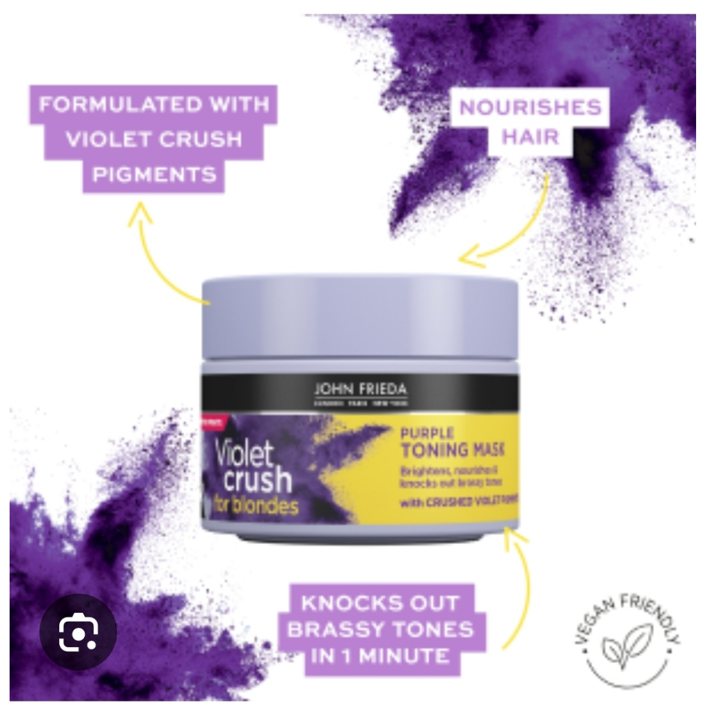 L'Oréal Elvive Colour/John Frieda Protect Anti-Brassiness Purple Mask ...
