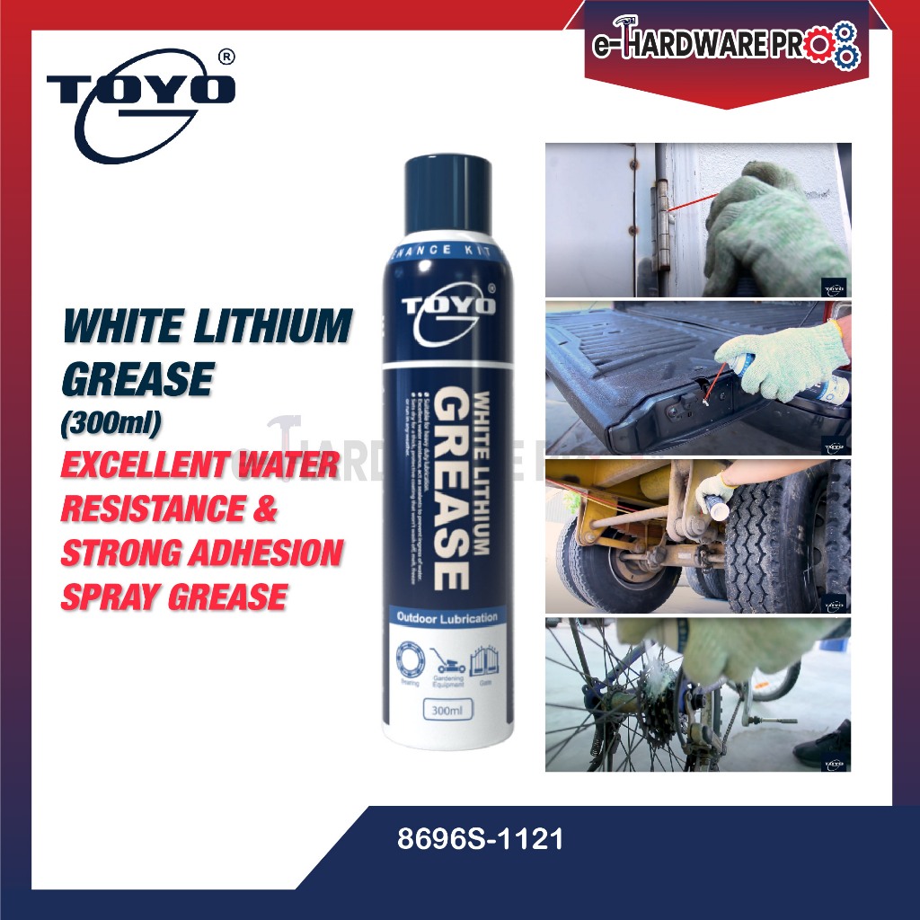 TOYO-G HI-TEMP Multi Purpose Spray Fuji Spray Grease High Performance Non Drip Grease Aerosol ...