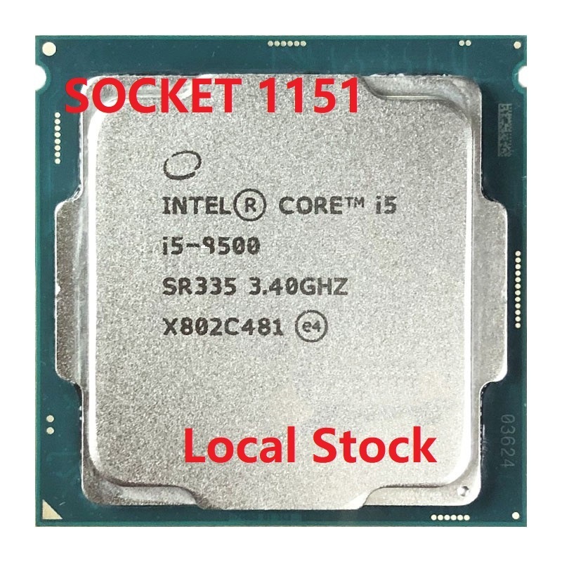 Intel Core i5-9500 8500 3.4 GHz Quad-Core Quad-Thread CPU Processor 6M ...
