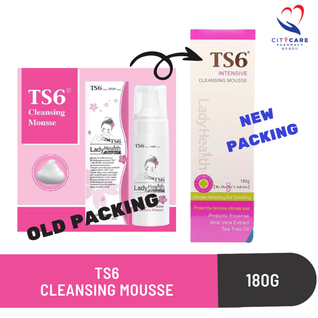 [Exp date : 4/2027] TS6 LADY HEALTH CLEANSING MOUSSE pH 4.5 - 180g | Shopee Malaysia