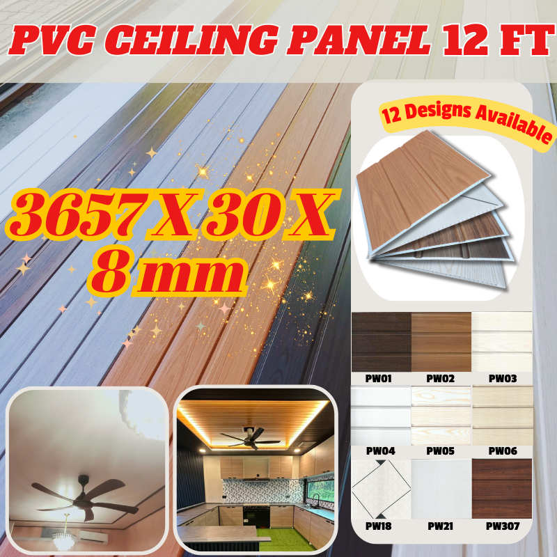 Pvc Ceiling, Easy D.I.Y , Ready Stock 12FT,Support Custom Made Up To ...