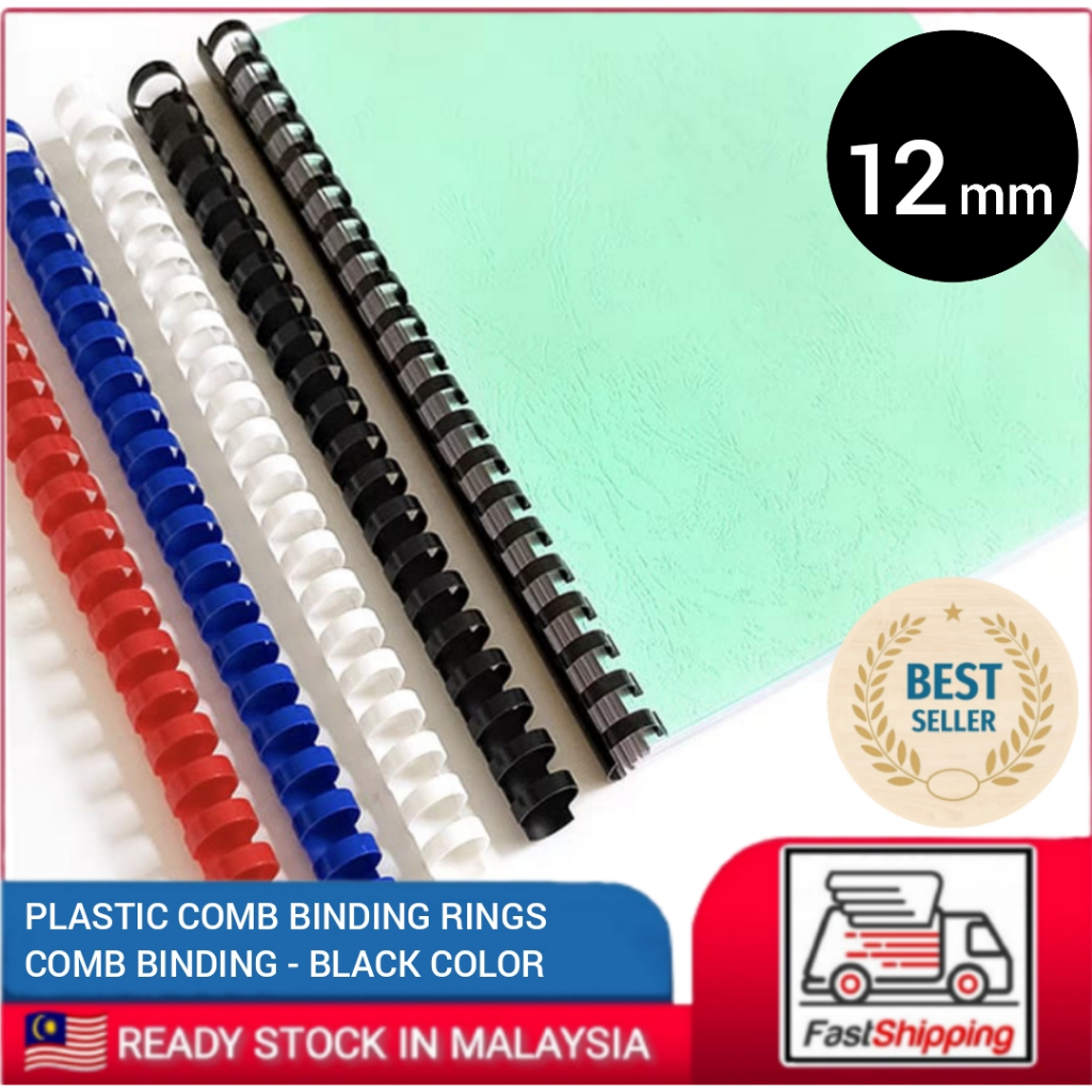 Binding Plastic Comb Plastic Comb Binding Rings Binding Comb Ring Comb Binding Black