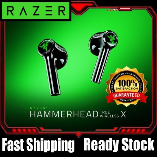 RAZER Hammerhead X Wireless Earbuds Bluetõõth Device Toʋch Enable ...