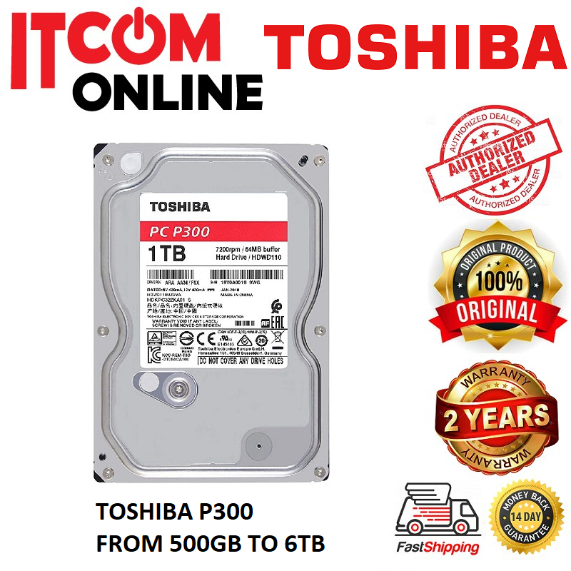 TOSHIBA P300 1TB 2TB 3TB 4TB 5400RPM 7200RPM 64MB 128MB SATA III ...