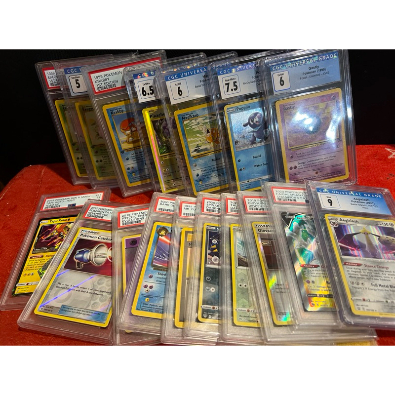 Pokemon Tcg - Random Low Grade , Graded card Psa , Cgc 1st edition ...