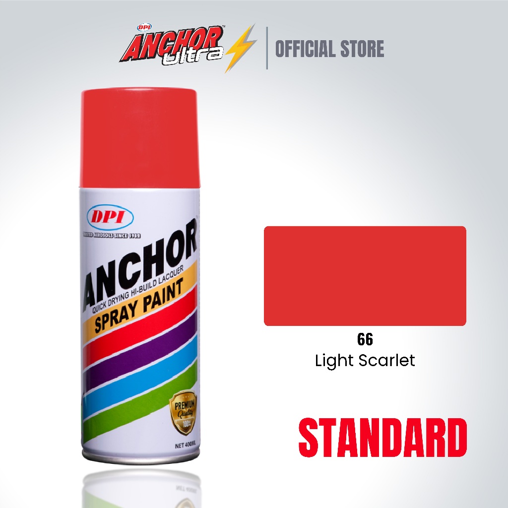 DPI Anchor Standard / 400ml Spray Paint / Cat Sembur / Warna Merah ...