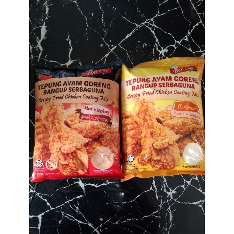 BON CHEF TEPUNG AYAM HOT&SPICY(200G/1KG), MAYO STAR(1L), SPRINKLE ...