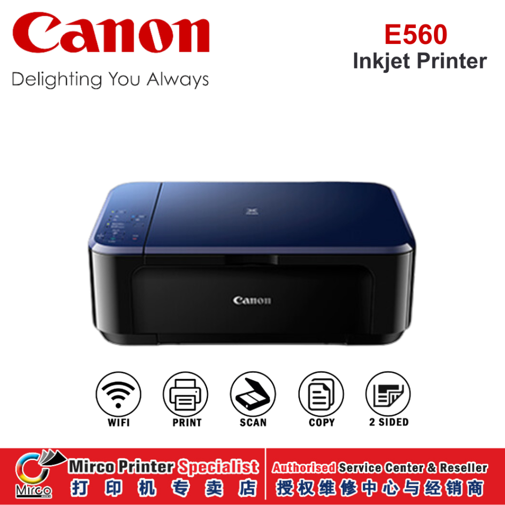 Canon E560 Color Inkjet Printer | Shopee Malaysia