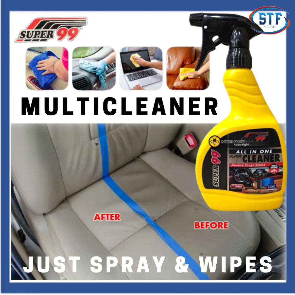 SUPER 99 All In One Super Cleaner 500ML Remove Tough Stains Dashboard ...
