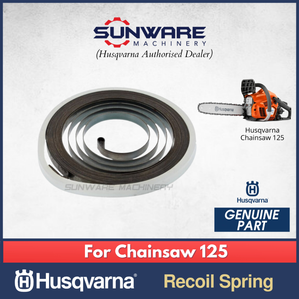 HUSQVARNA 125 Chainsaw - Starter Spring (Original Spare Part) | Shopee ...
